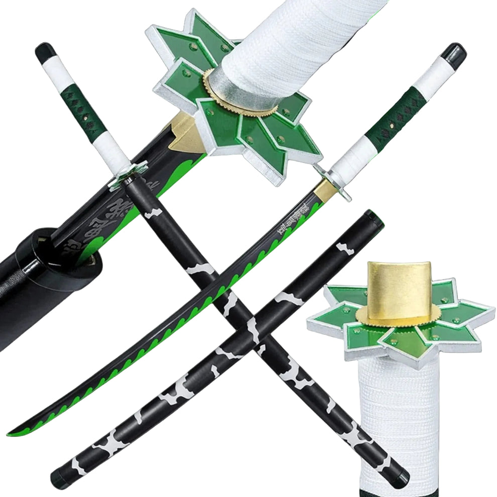 Battle Ready Sanemi Shinazugawa Nichirin Katana | Demon Slayer (Sharp ...
