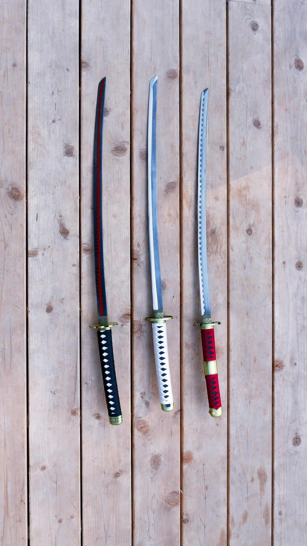 Roronoa Zoro Shusui and Yubashiri Sandai Kitetsu 3|piece Katana Set ...