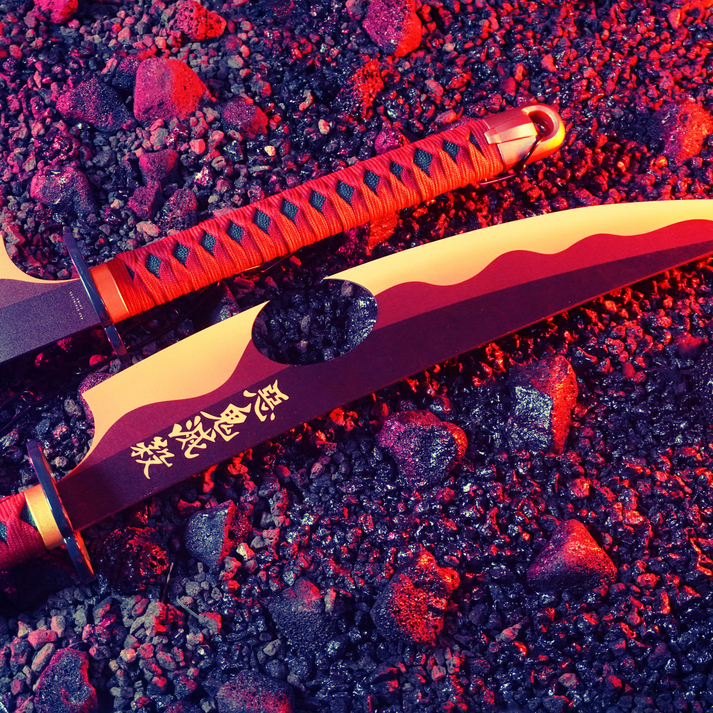 Tengen Uzui's Dual Blades | Demon Slayer (Metal) – Sword Slice